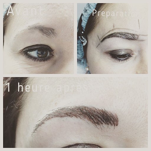 Maquillage permanent Sourcils Lyon - Dermopigmentation - Microblading